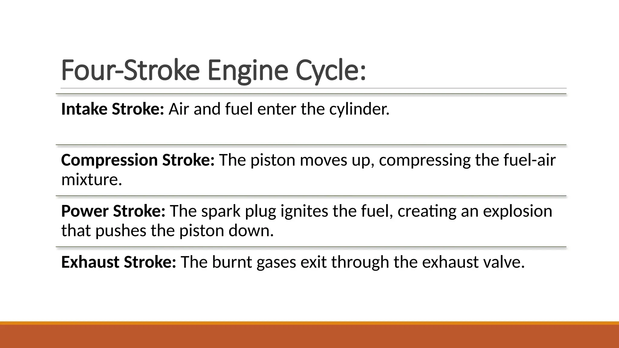 How an Engine Works, types of engines and its component | PPTX