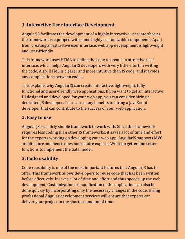How Angularjs is best for web development.pdf | Web Development | Internet