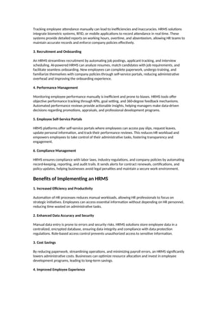 How an HRMS Can Automates & do business? | DOCX