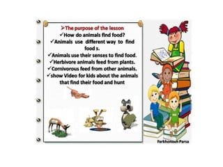 How animals get their food 1-2 | PPT