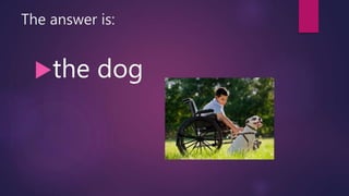 How animals help people | PPT