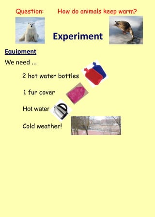 How animals keep_warm_kah | PPTX