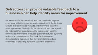 How an NPS Detractor Can Help Your Business | PPT