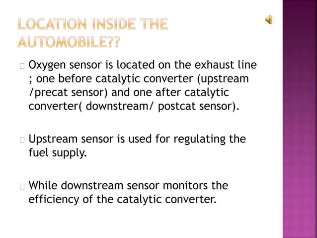 How an oxygen sensor works in an automobile?? | PPTX | Chemistry | Science
