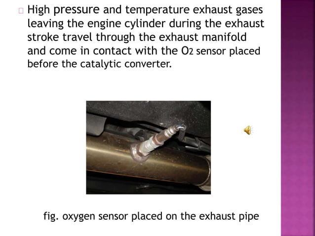 How an oxygen sensor works in an automobile?? | PPTX | Chemistry | Science
