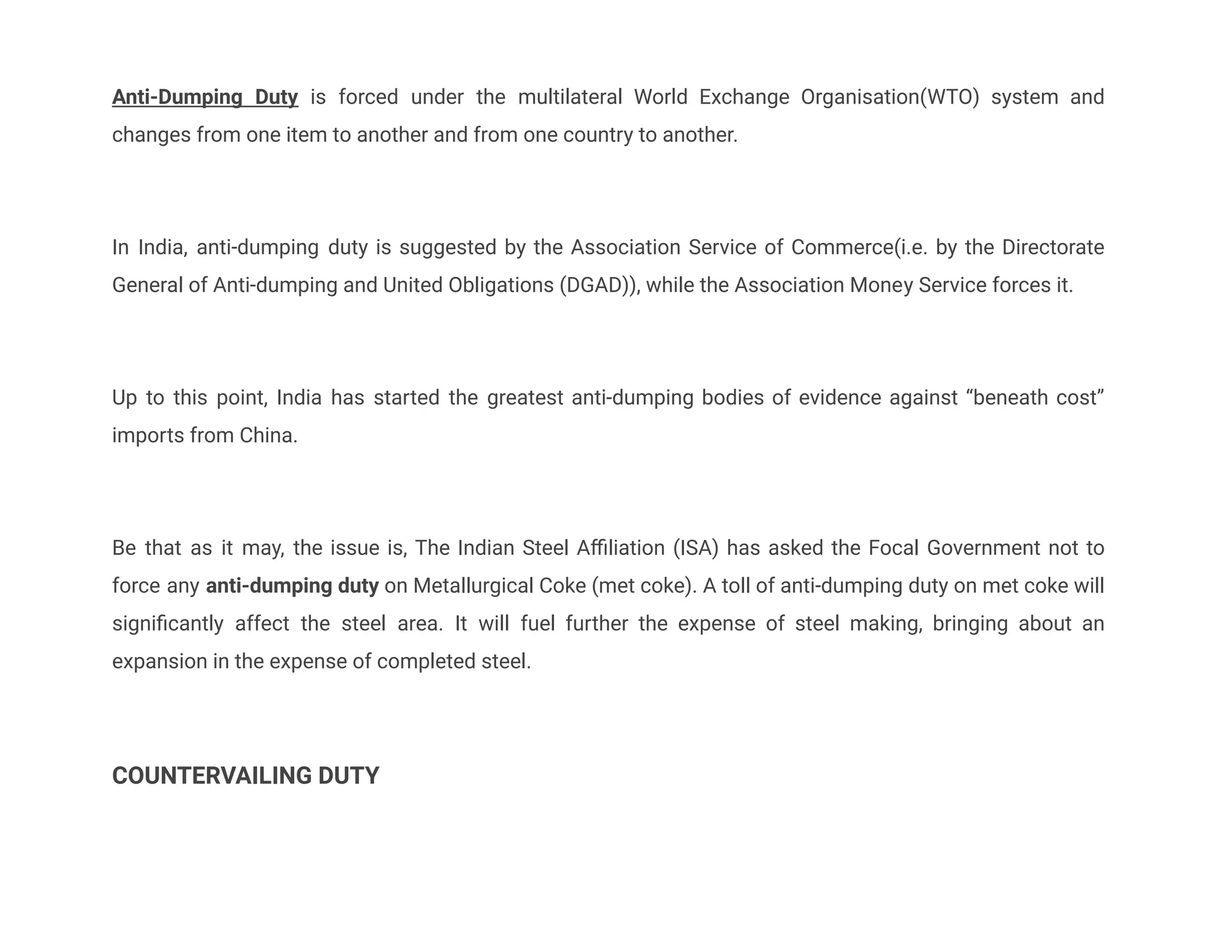 How Antidumping Duty, Countervailing Duty, and Safeguard Duty Is ...