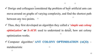 How ants find shortest path | PPTX