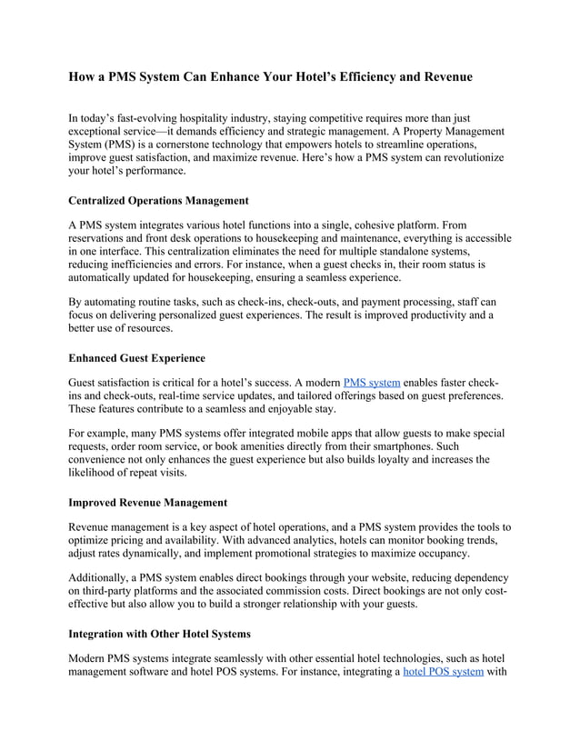 How a PMS System Can Enhance Your Hotel’s Efficiency and Revenue.docx