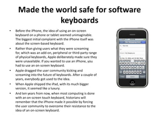 How iPhone Changed the World | PPT