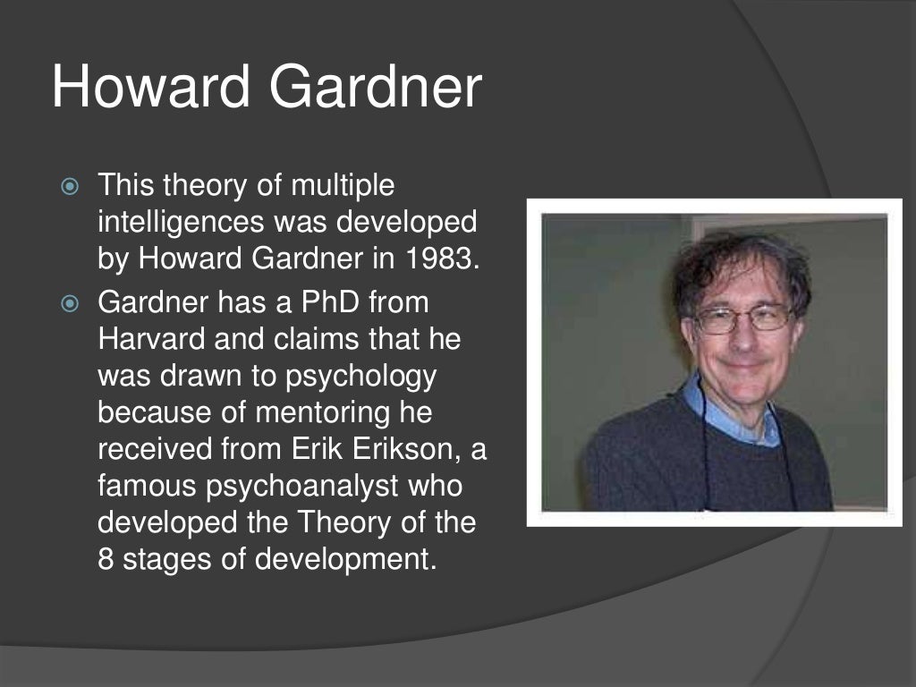 Howard Gardner's Theory of Multiple Intelligences