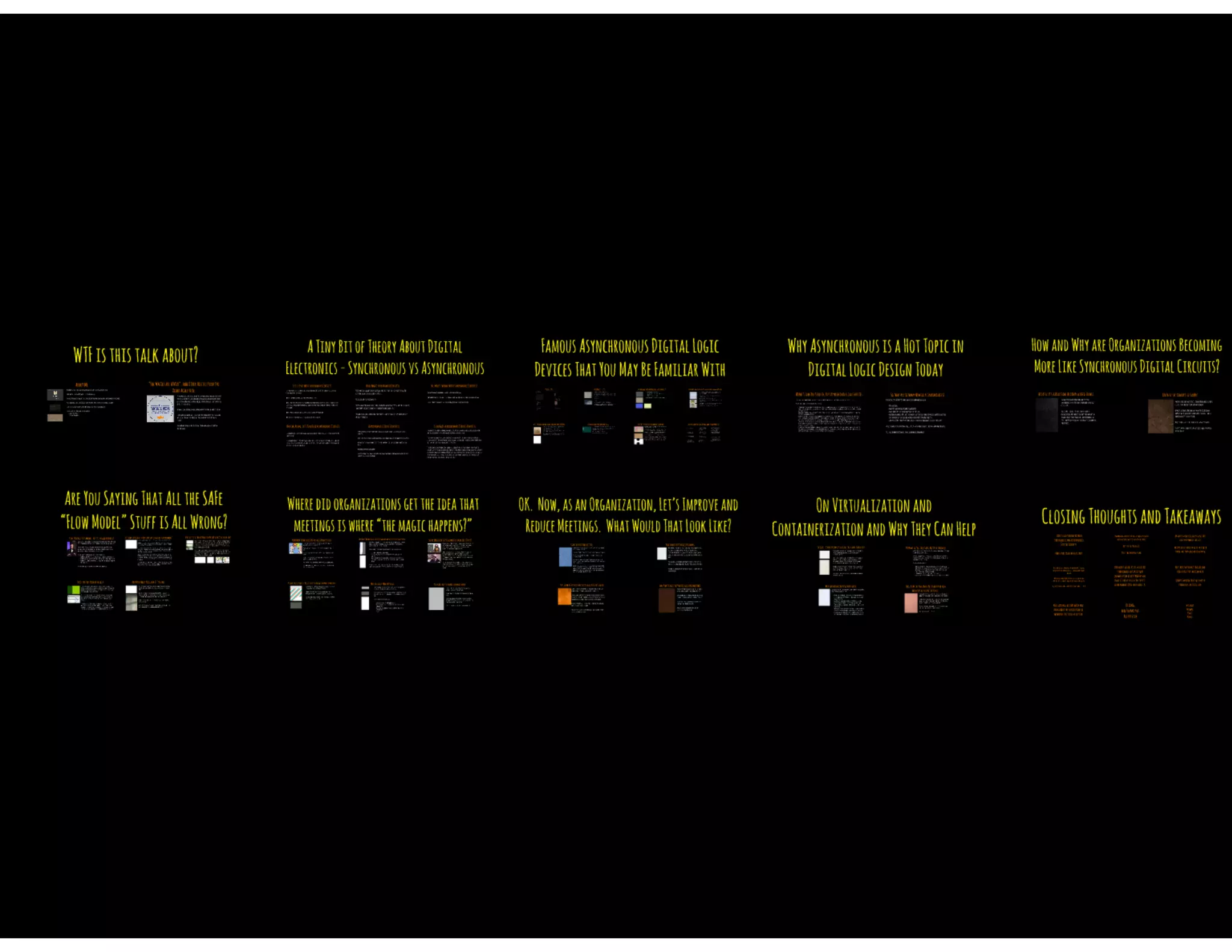 Synchronous Vs Asynchronous Digital Circuits As An Analogy To Organizational Dysfunction Applied