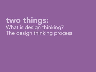 Introducing design thinking | PDF