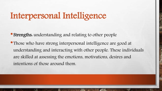 Howard Gardner’s Multiple Intelligences | PPT