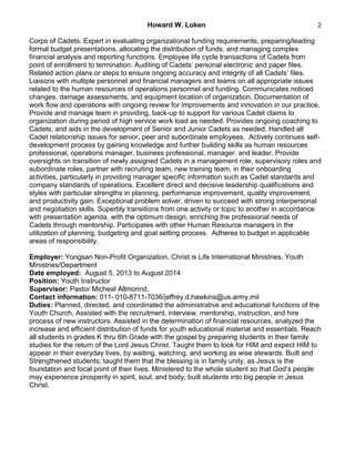 Howard loken's adjunct assistant professor resume 2016 | PDF