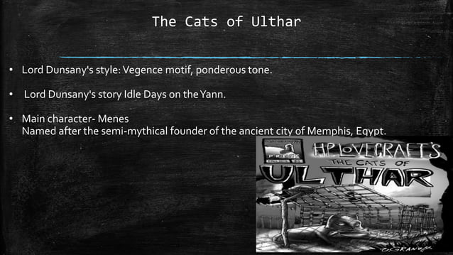 Howard Philips Lovecraft, Lovecraftian elements in populr culture | PPT