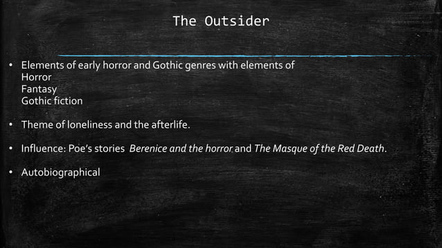 Howard Philips Lovecraft, Lovecraftian elements in populr culture | PPT