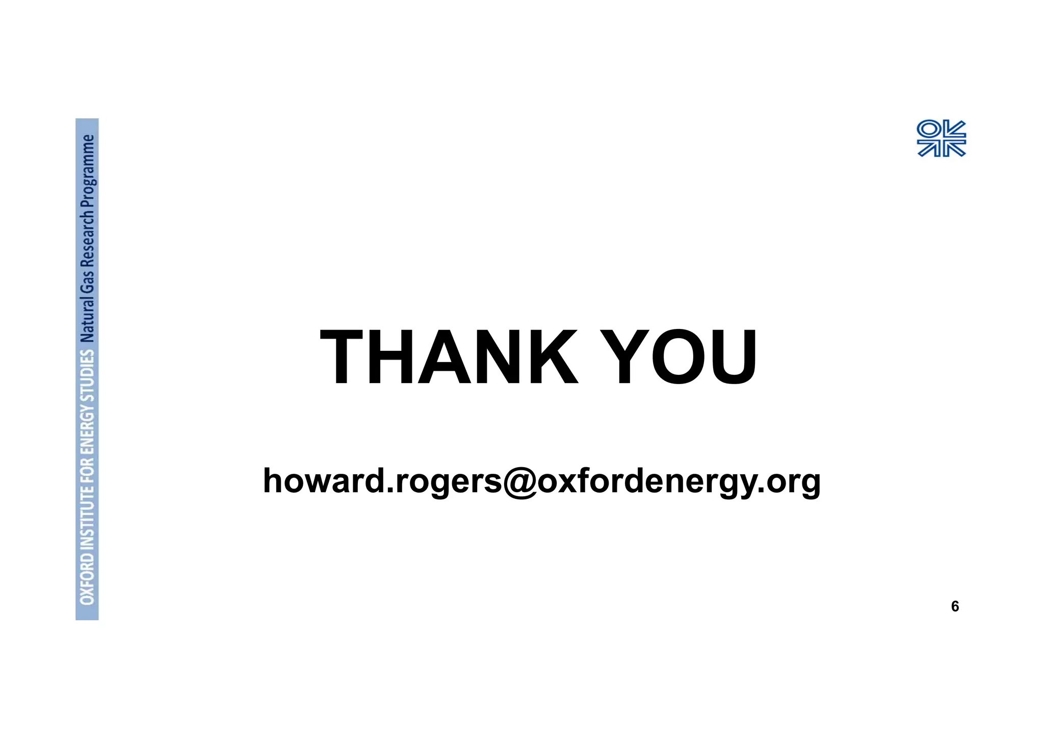 Howard Rogers talks about the Natural Gas Outlook at last year's Oil ...