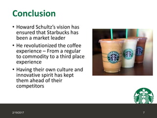 Howard schultz : building starbucks community | PPTX