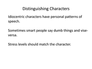 Howard Slater Presentation | PPSX | Screenwriting | Content Production