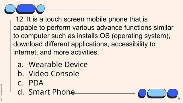 ICT - GRADE 10 - --MODULE 1: QUARTER 1 | PPTX | Laptops | Computing