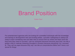 Somalia Howard 's Music Business Portofolio | PPTX