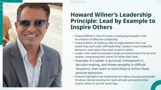Howard Wilner of Sudbury, MA Leadership Advice for Everyday Success.pptx
