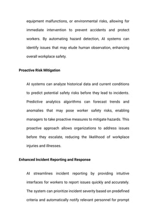 Workplace Safety: Using AI to Detect Violations Through Video ...
