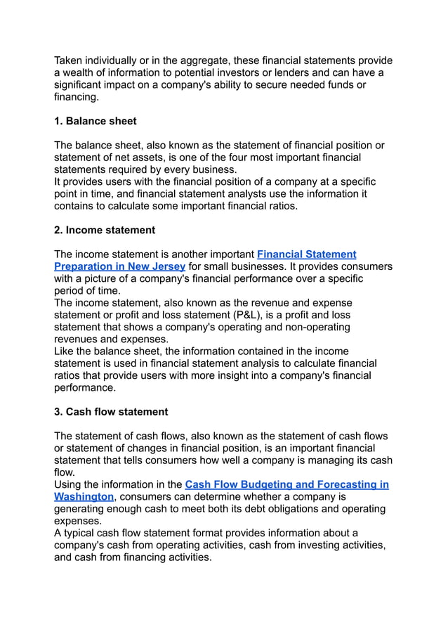 How are financial statements prepared.pdf | Stocks and Bonds | Personal ...