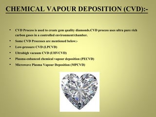 How are lab grown diamond made | PPTX