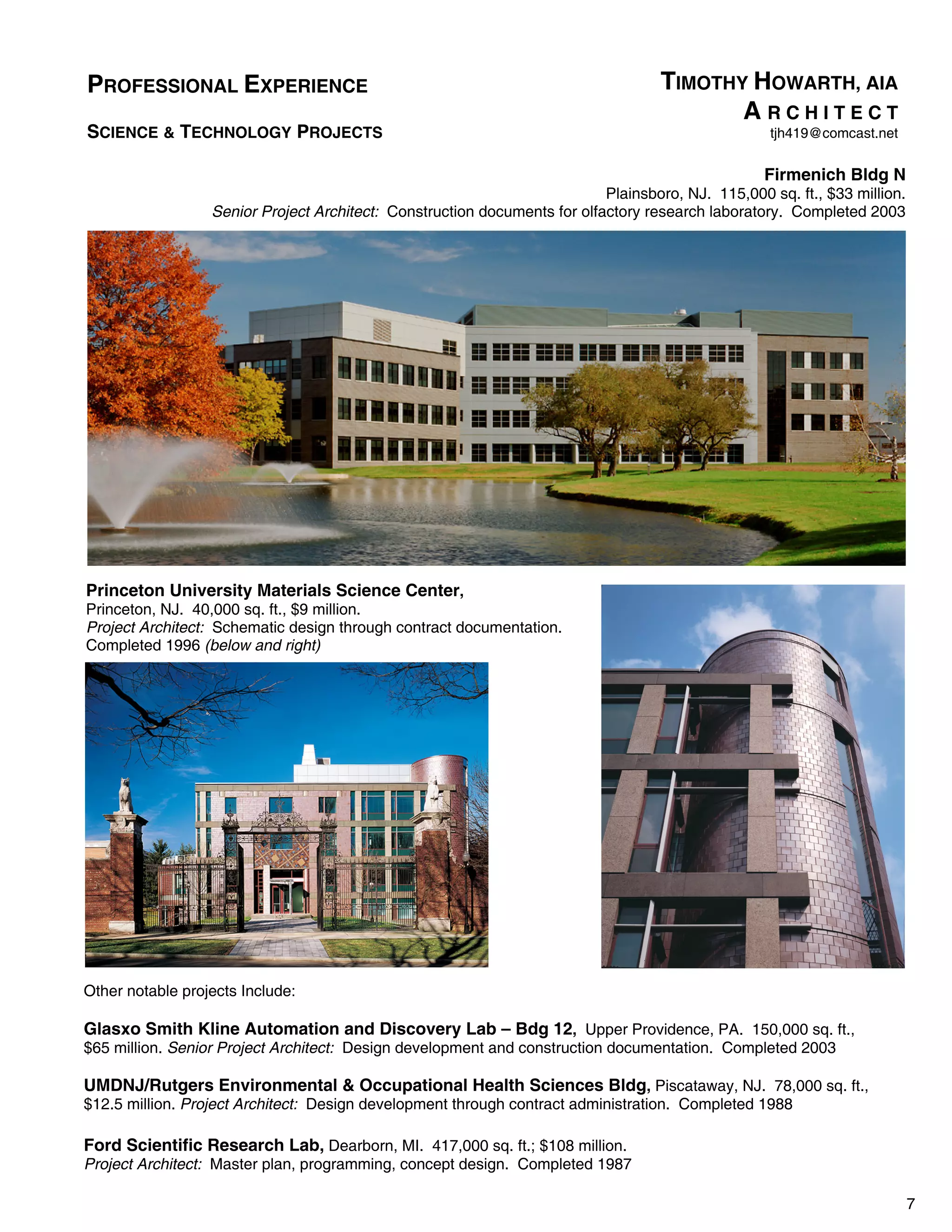 Timothy Howarth Resume | PDF