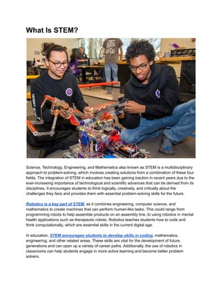 How Artificial Intelligence (AI) and Stem are Shaping Our Future.pdf