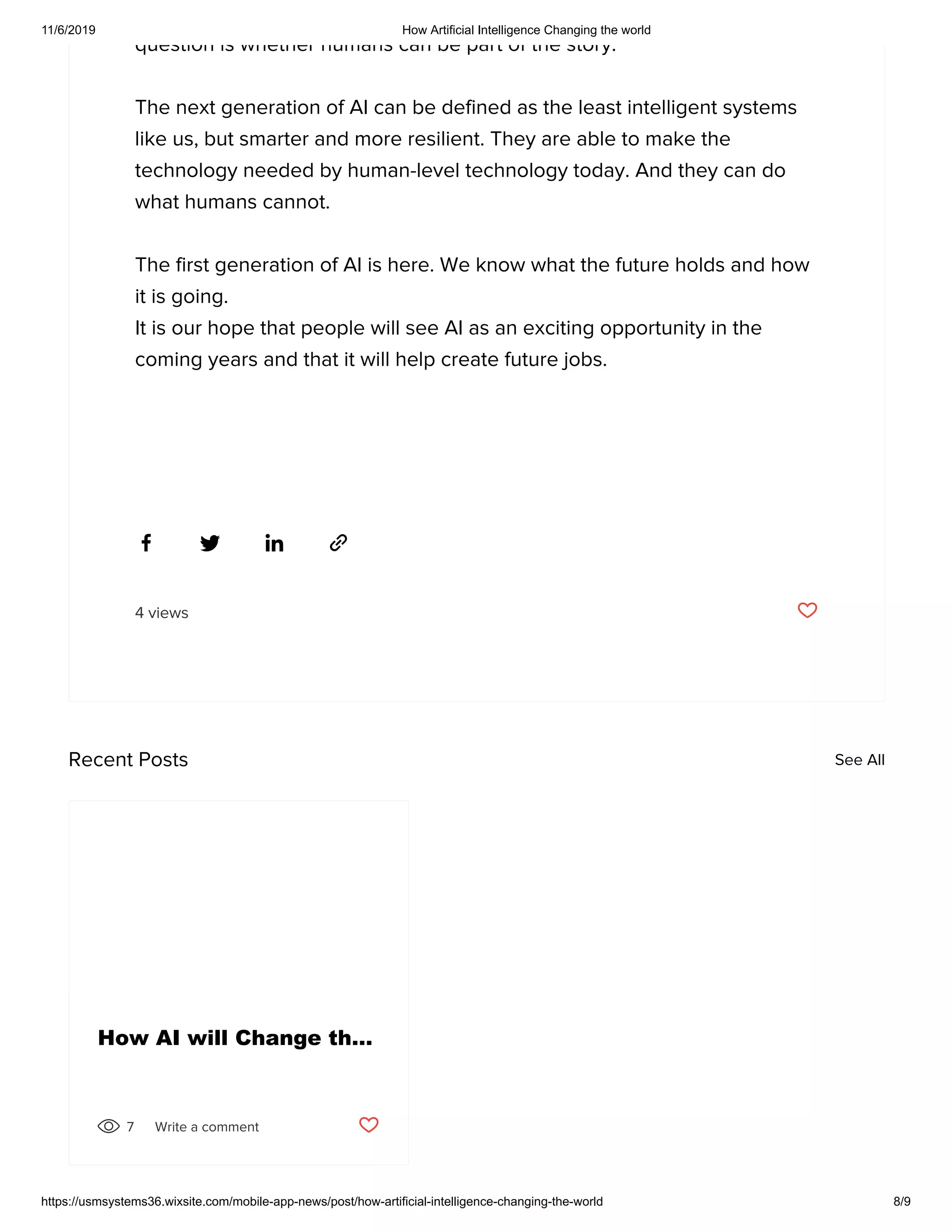 How artificial intelligence changing the world | PDF