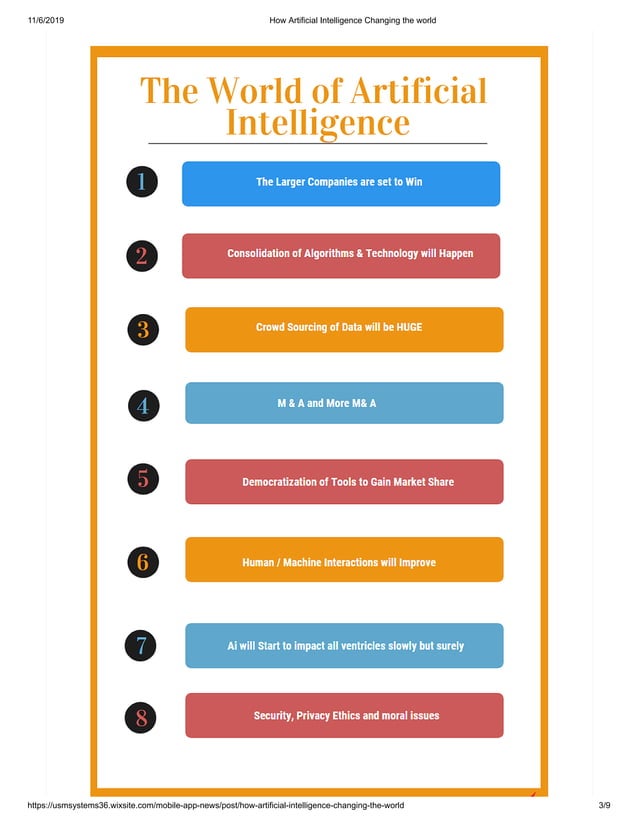 How artificial intelligence changing the world | PDF | Technology ...