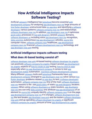 How Artificial Intelligence Impacts Software Testing.docx.pdf