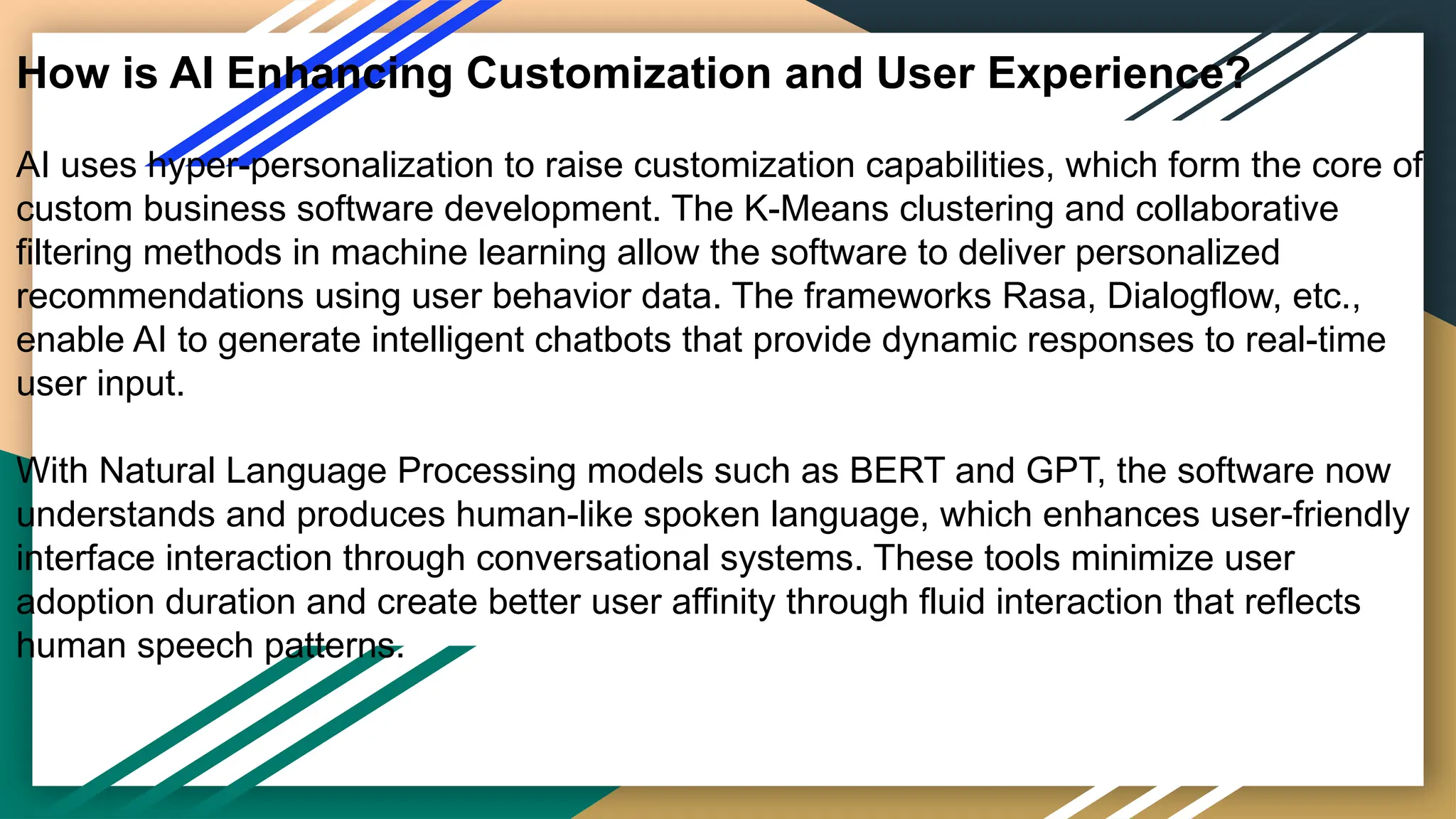 How Artificial Intelligence Is Transforming Custom Business Software? | PPTX