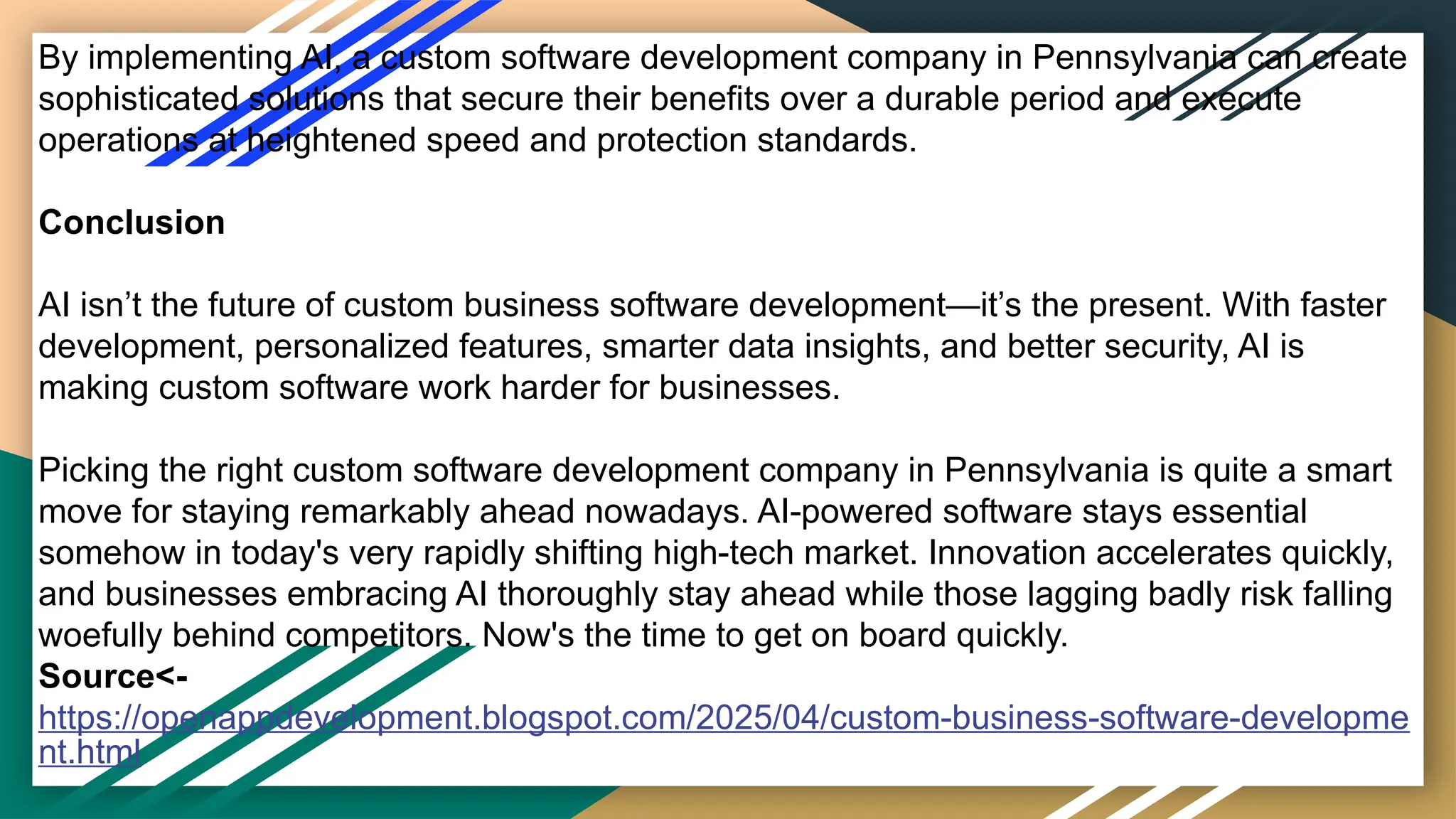 How Artificial Intelligence Is Transforming Custom Business Software ...
