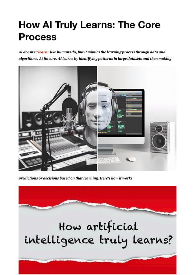 How artificial intelligence learns?.pdf. | PDF | Technology Industry | Industries