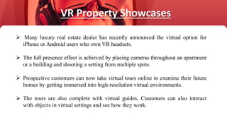 How ar vr bring changes in real estate industry | PPTX