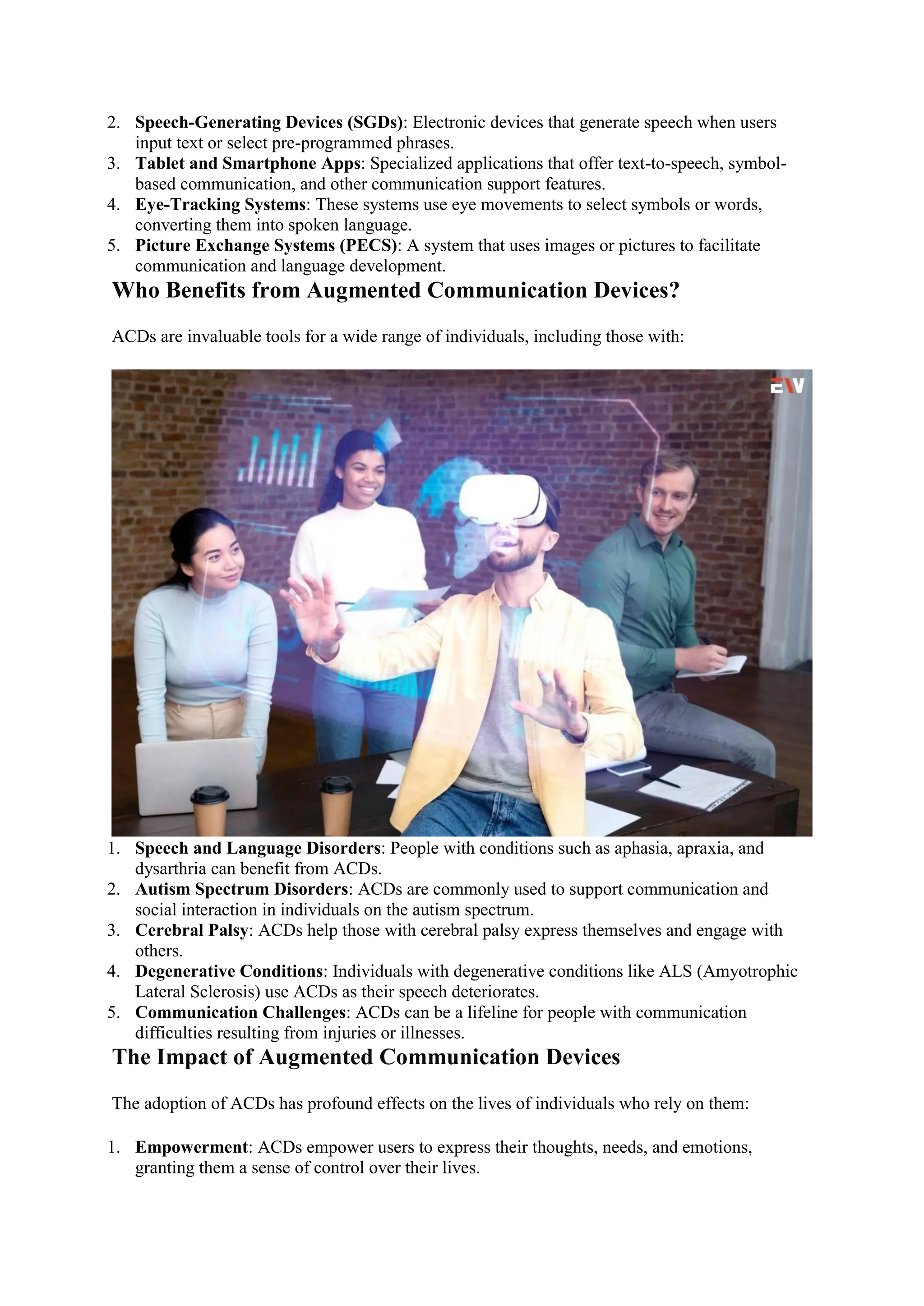 How Augmented Communication Devices Could Enhance Connectivity? | Enterprise Wired | PDF