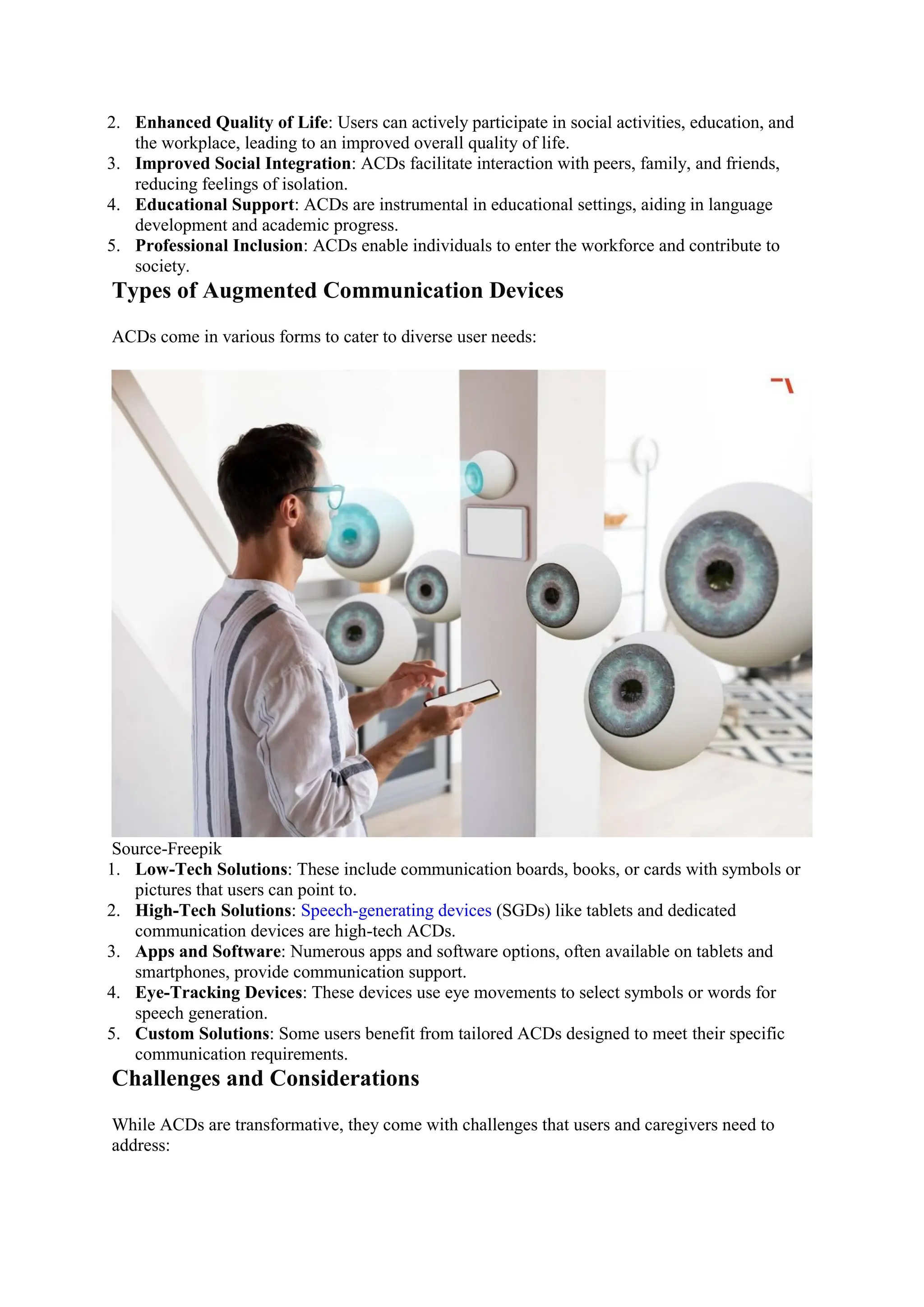 How Augmented Communication Devices Could Enhance Connectivity? | Enterprise Wired | PDF