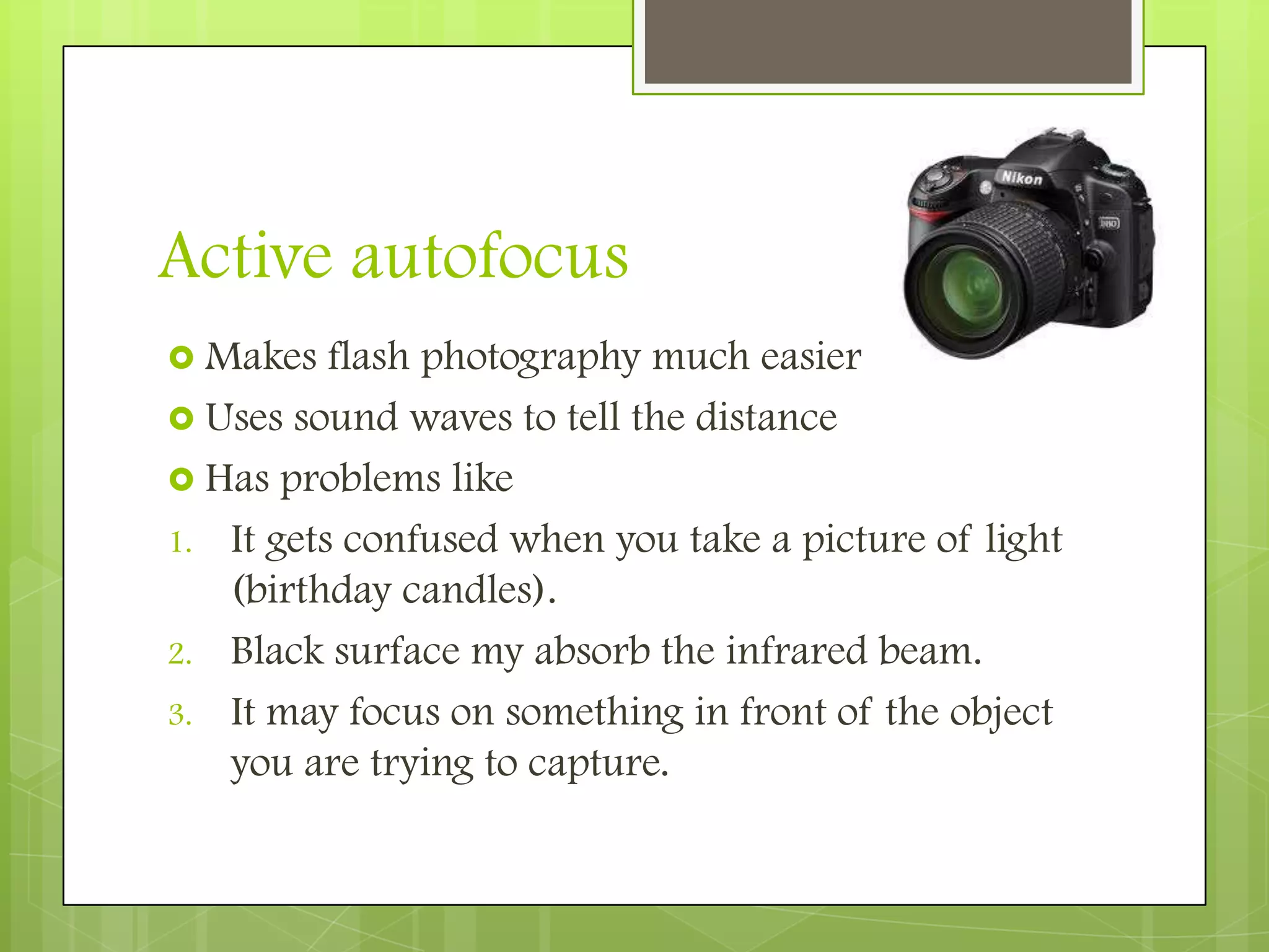 How auto focus works | PPTX