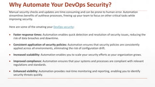 How Automation Can Improve Your DevOps Security | PPT