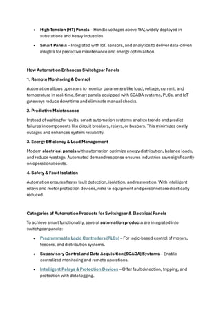 How Automation is Transforming Switchgear Panels in Smart Factories.pdf
