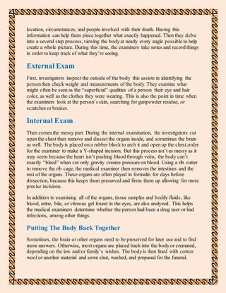 How autopsy works | DOCX