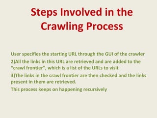 Working of a Web Crawler | PPT