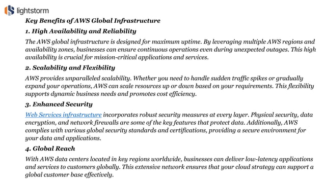 How AWS Global Infrastructure Supports Your Cloud Strategy.pptx | Cloud Computing | Internet