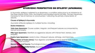 How Ayurveda Views Epilepsy (Apasmara) Compared.pptx