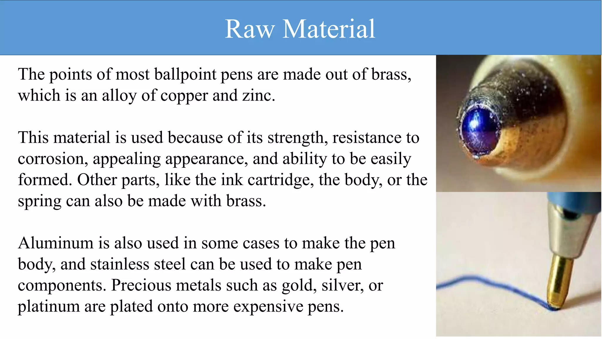 How ball point pen is made | PPTX
