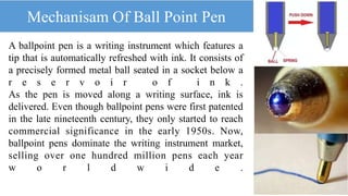Ball pen ink manufacturing process online