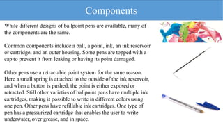 How ball point pen is made | PPTX